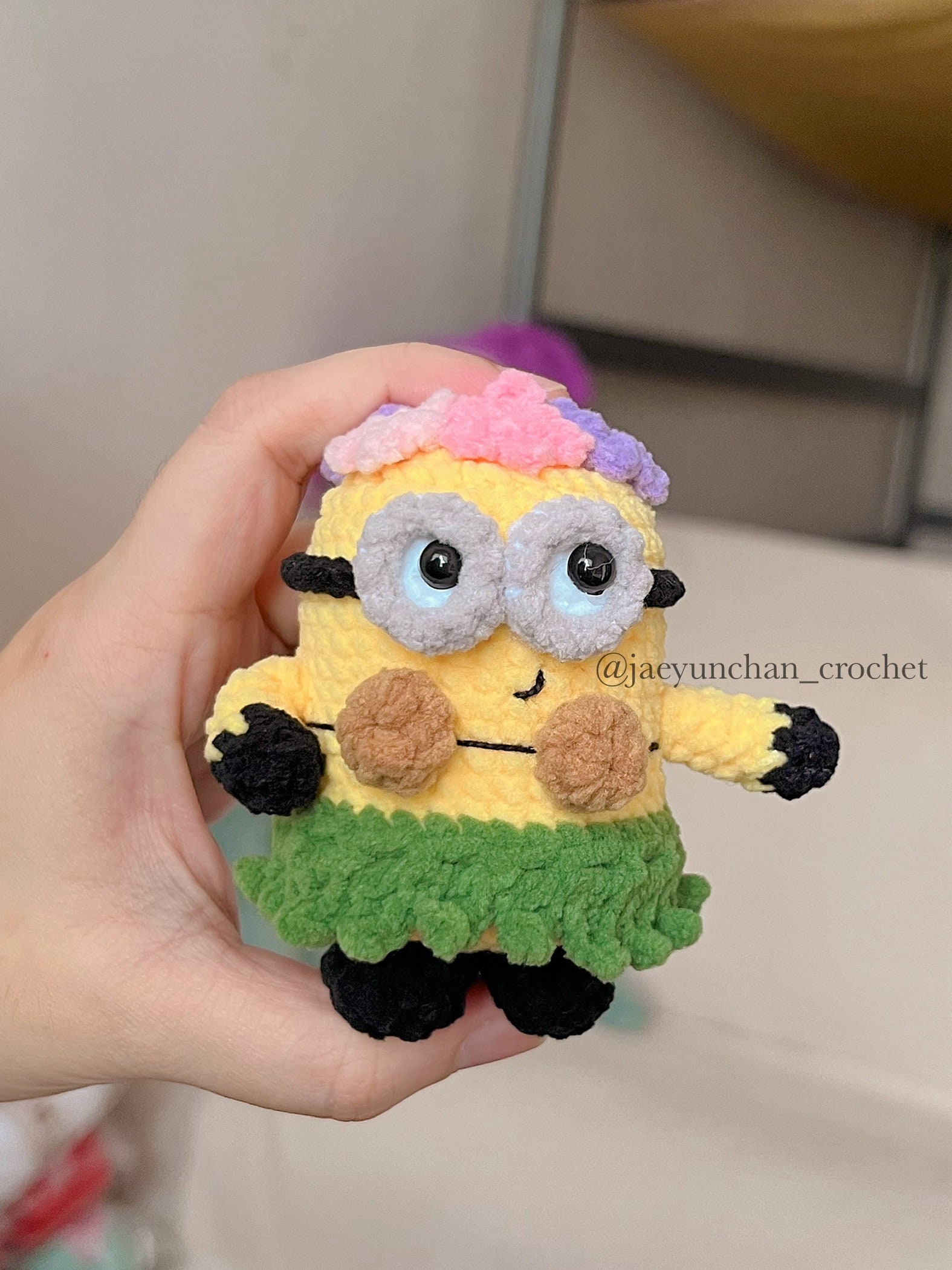 Hawaiian Minion Amigurumi PDF Pattern by Jaeyunchan Handmade Crochet ...