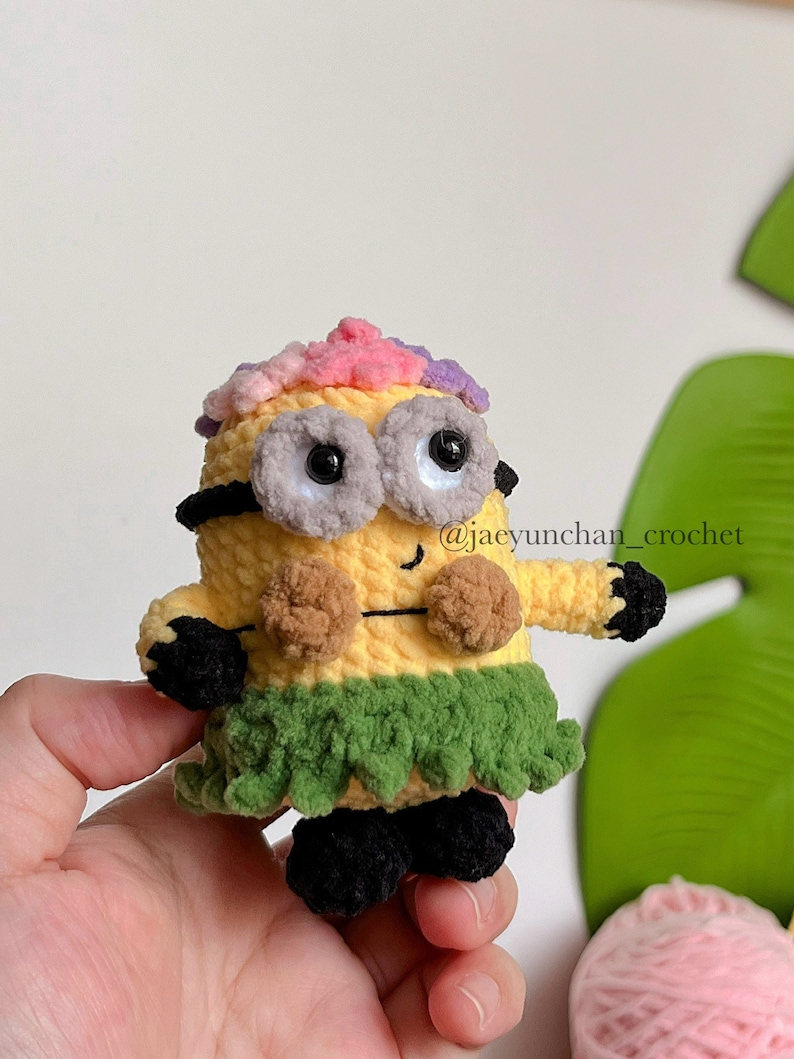 Hawaiian Minion Amigurumi PDF Pattern by Jaeyunchan Handmade Crochet ...