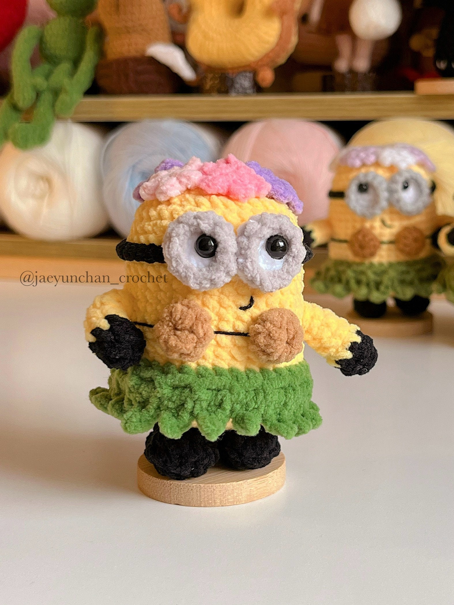 Hawaiian Minion Amigurumi PDF Pattern by Jaeyunchan Handmade Crochet ...