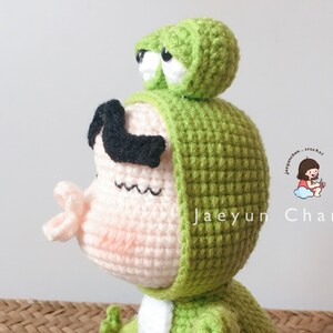 Frog Costume Shin-chan Amigurumi PDF Pattern by Jaeyunchan Handmade ...
