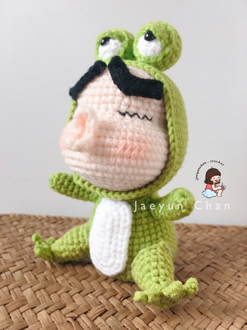 Frog Costume Shin-chan Amigurumi PDF Pattern by Jaeyunchan Handmade ...