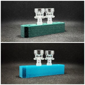 10mm Male Glass Slide Holder Four Spaces - Etsy
