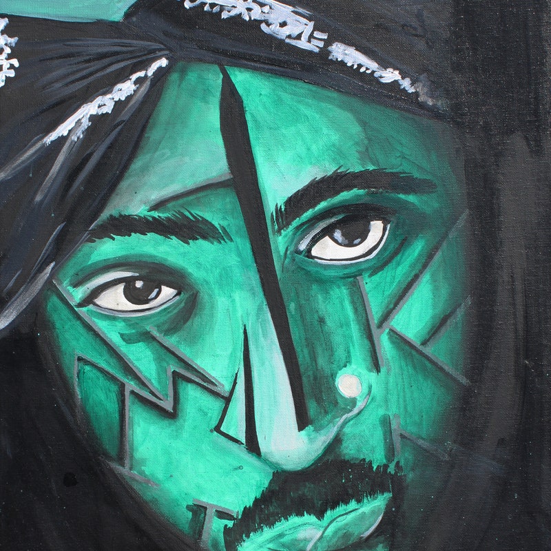 Tupac Abstract - Etsy