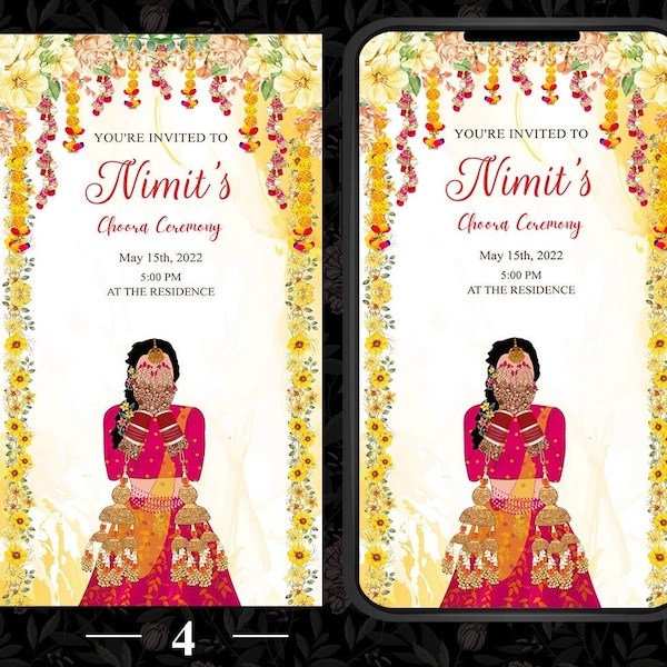 Choora Party Invitation - Etsy