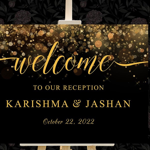 Sparkle Welcome Signs - Etsy