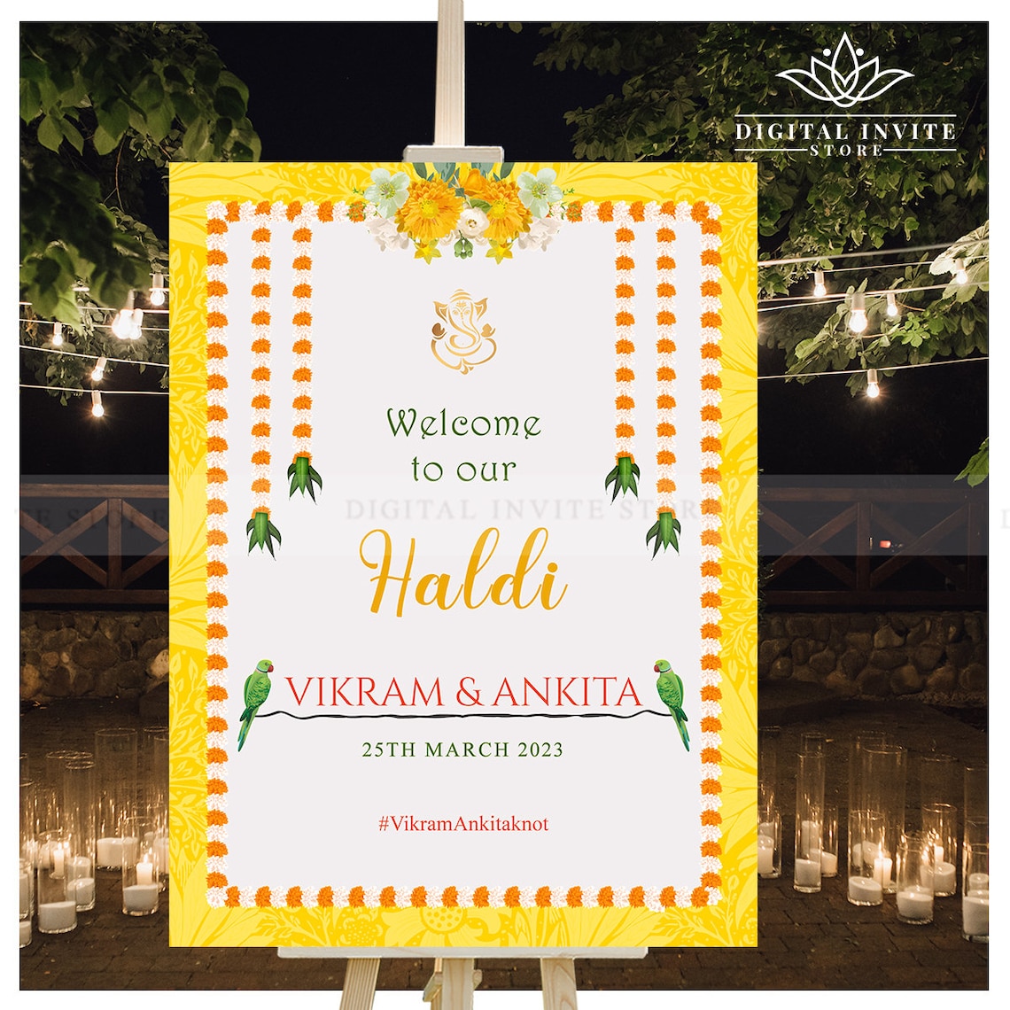 Haldi Signage Board Haldi Welcome Signage Indian Haldi Decor - Etsy