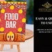 Buy Food Bar Signs, Wedding Food Stall Signs, Indian Wedding Decor ...