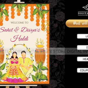 Buy Welcome Holud Signs Welcome to Haldi Sign, Wedding Haldi Decor ...