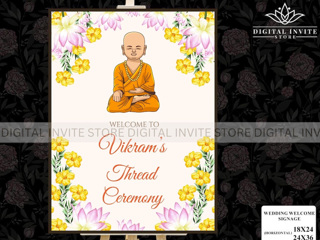 Upanayanam Welcome Sign, Yagnopavith Signage Yagnopavith Welcome Sign ...