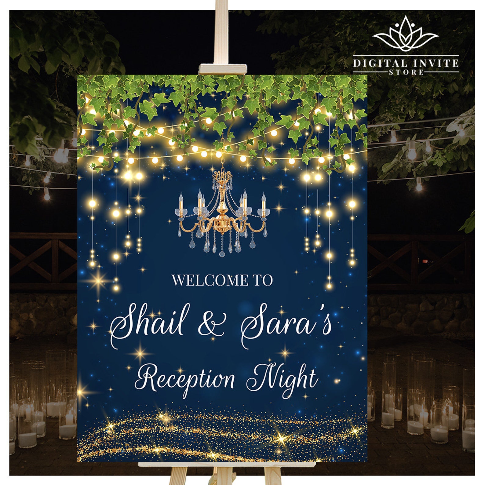 Teal Blue Reception Signs Indian Reception Decor Signs - Etsy