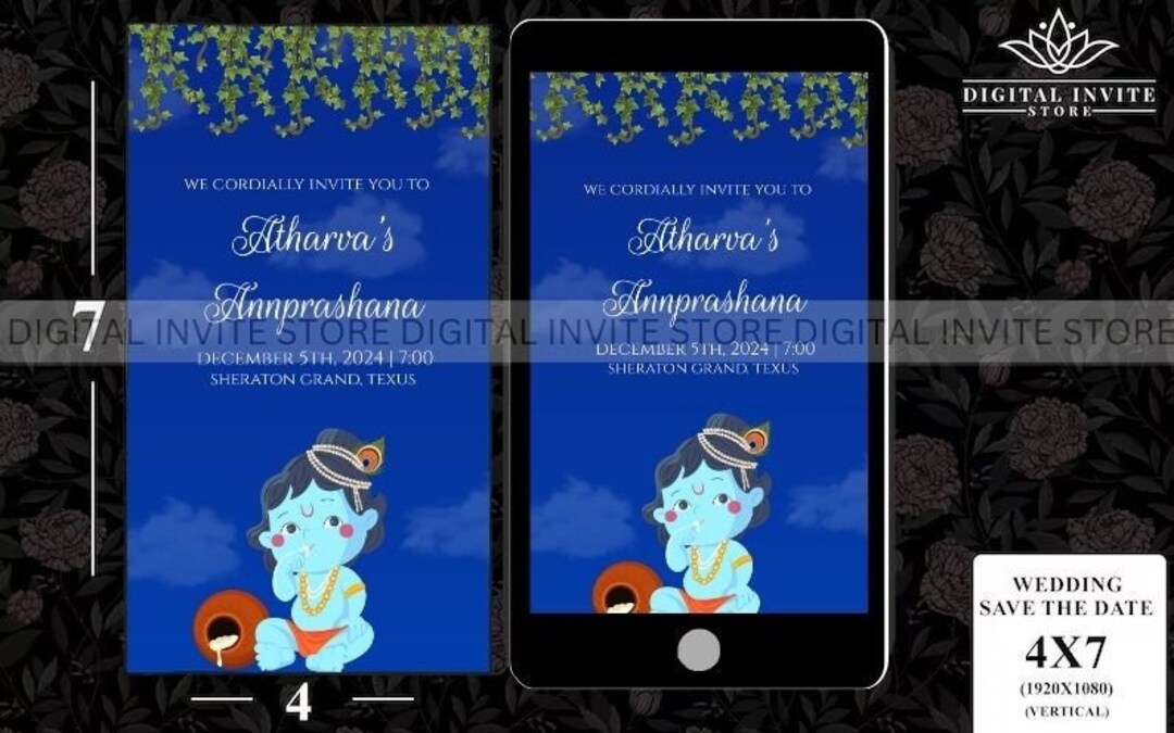 Annaprasan Invitations, Annaprashan Invites Rice Feeding Ceremony ...