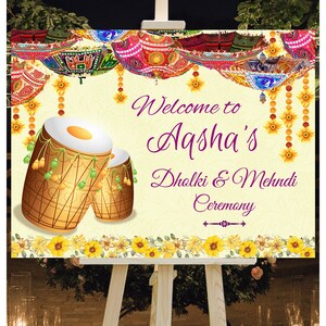 Muslim Dholki Signs With Umbrella Theme, Muslim Dholak Night Sign Board ...
