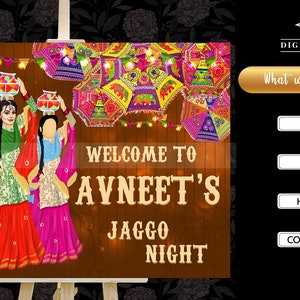 Jaggo Welcome Signage as Punjabi Wedding Decor Signages, Welcome to My ...
