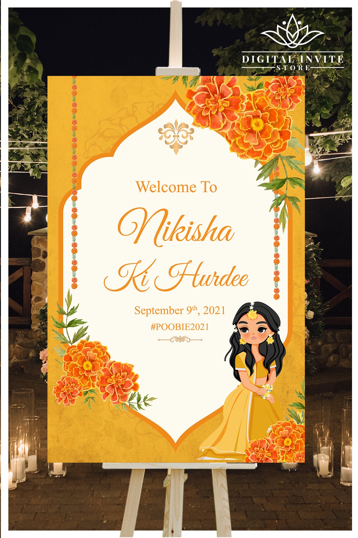 Haldi Signage Board Gaye Holud Welcome Signage Indian Haldi - Etsy Denmark