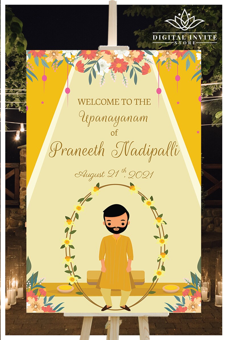 Indian Haldi Decor Entry Sign Board Groom's Haldi & Pithi | Etsy