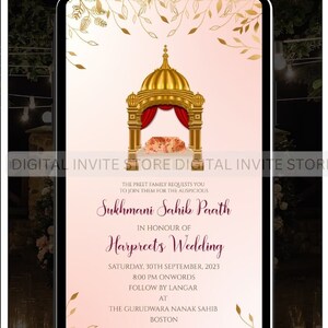 Sukhmani Sahib Path Invites & Sukhmani Invites, Sukhmani Sahib Digital ...