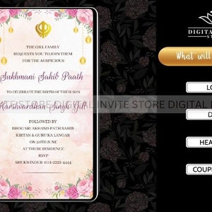 Sri Sukhmani Paath Invites as Sukhmani Sahib Invite, Sri Sukhmani Sahib ...