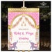 Pink Wedding Welcome Sign, Elephant Theme Indian Wedding Welcome Signs ...