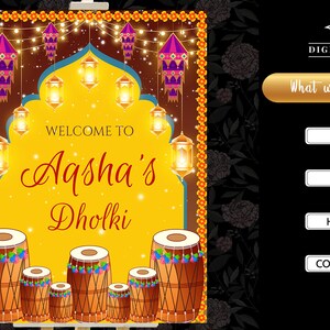 Muslim Dholak Night Sign Board & Muslim Dholki Signs With Lanterns ...