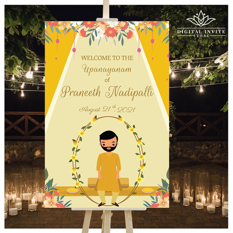 Indian Haldi Decor Entry Sign Board Groom's Haldi & Pithi - Etsy