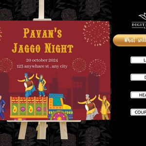 Jaggo Welcome Signage as Punjabi Wedding Decor Signages, Welcome to My ...
