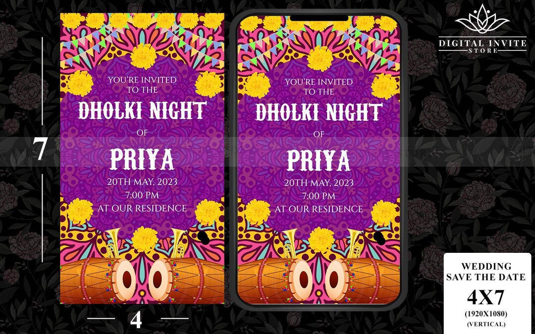 Pakistani Wedding Invitations as Dholki Invitations & Dholki Invite ...