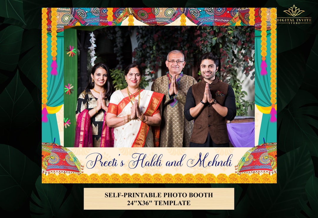 Mehendi Decor Photobooth & Mehndi Decor, Photobooth Prop Frame as ...