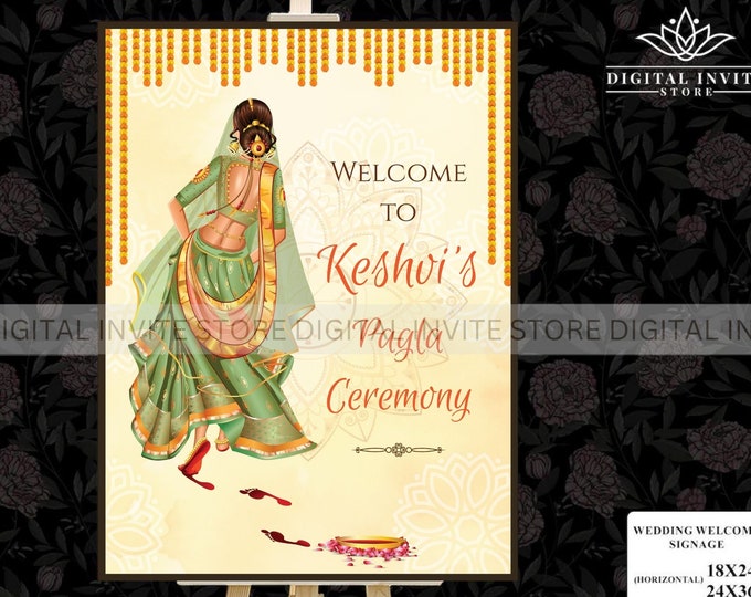 Gujarati Wedding Kanku kumkum Pagla, Rumal Gujarati Wedding Rituals ...