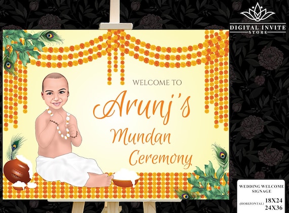 Hindu Naming Ceremony Banners