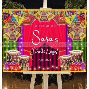 Muslim Dholki Signs With Umbrella & Lanterns Theme Signs, Muslim Dholak ...