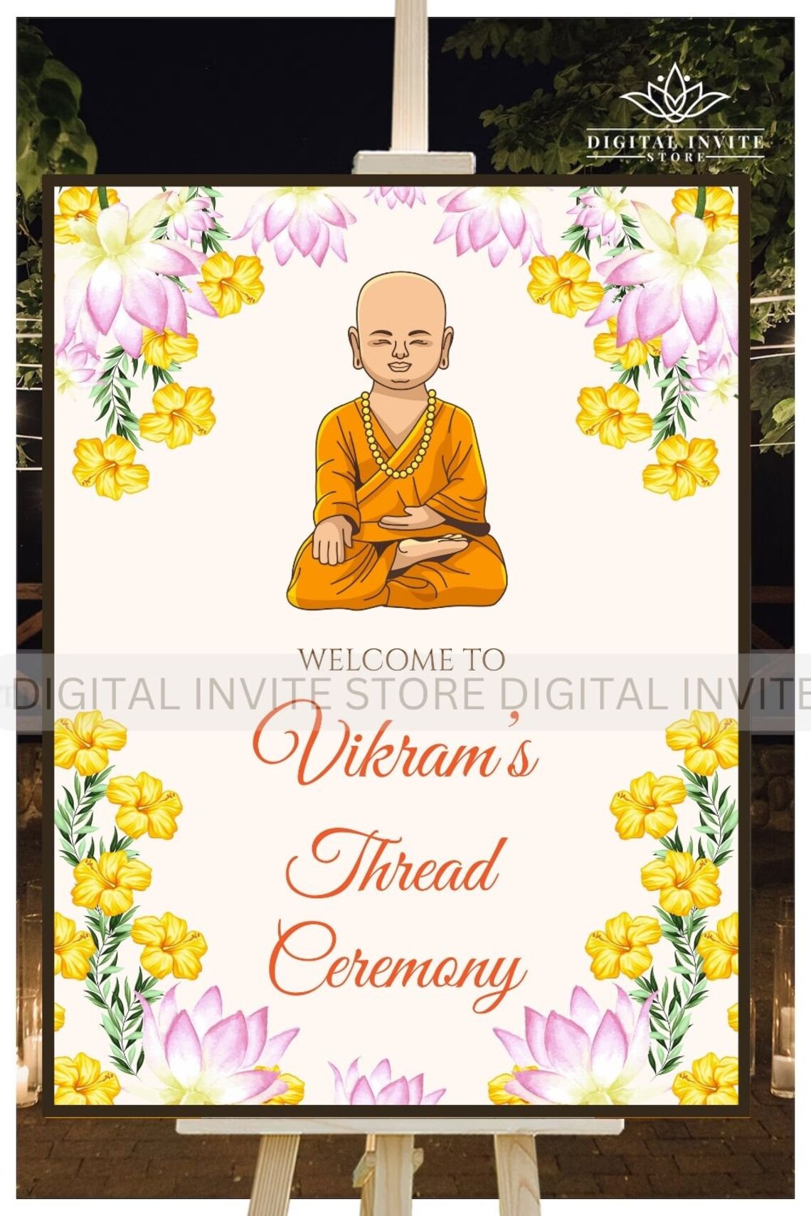 Upanayanam Welcome Sign, Yagnopavith Signage Yagnopavith Welcome Sign ...