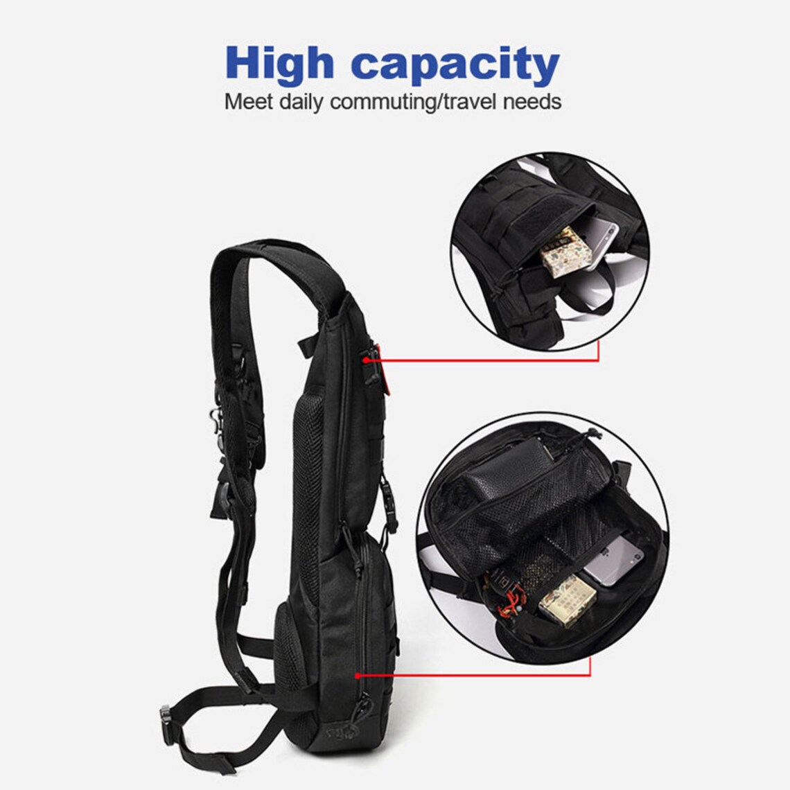 Small Military Style Backpack Tactical Backpack Pouch for - Etsy