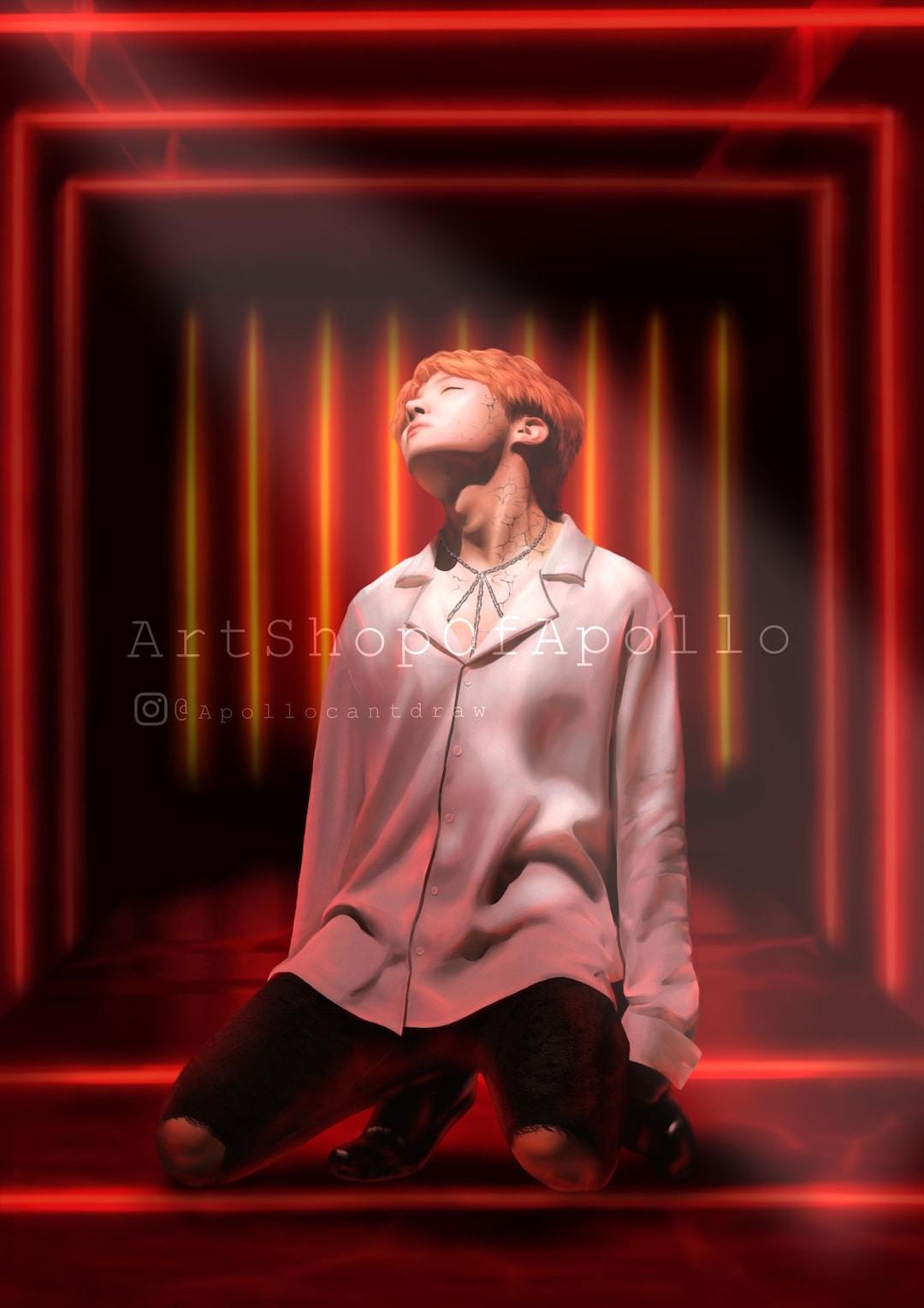 Boy Meets Evil Art Print BTS Jhope - Etsy