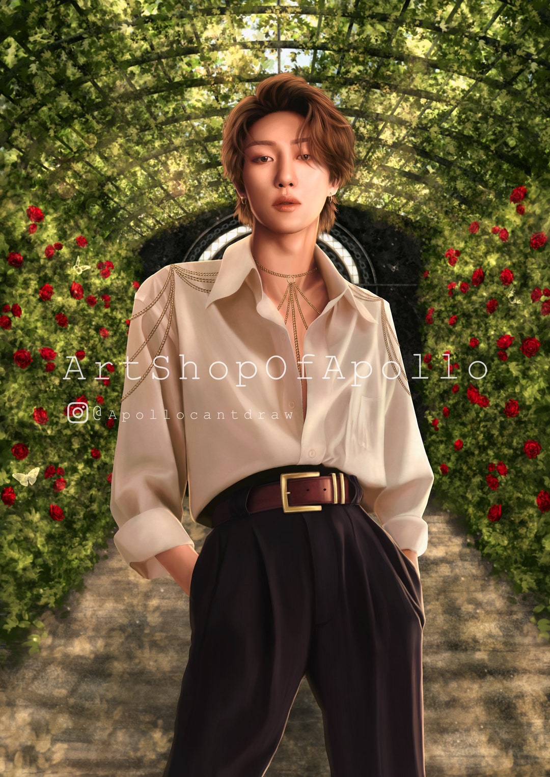 The 8 Roses - Seventeen the 8, Xu Minghao Art Print - Etsy