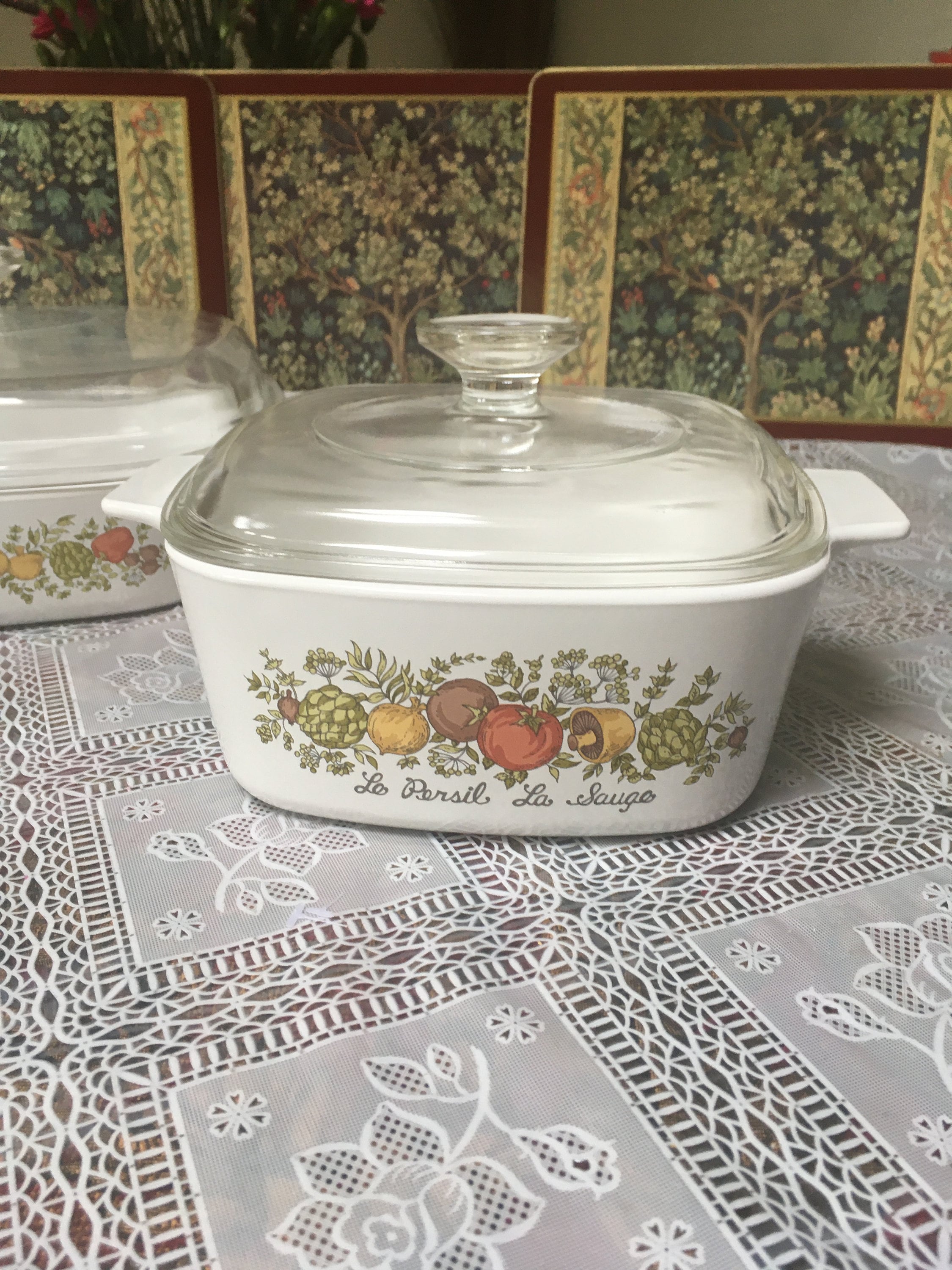 Set of Corning Ware Casserole Dish With Lid Set of Corning Ware ...