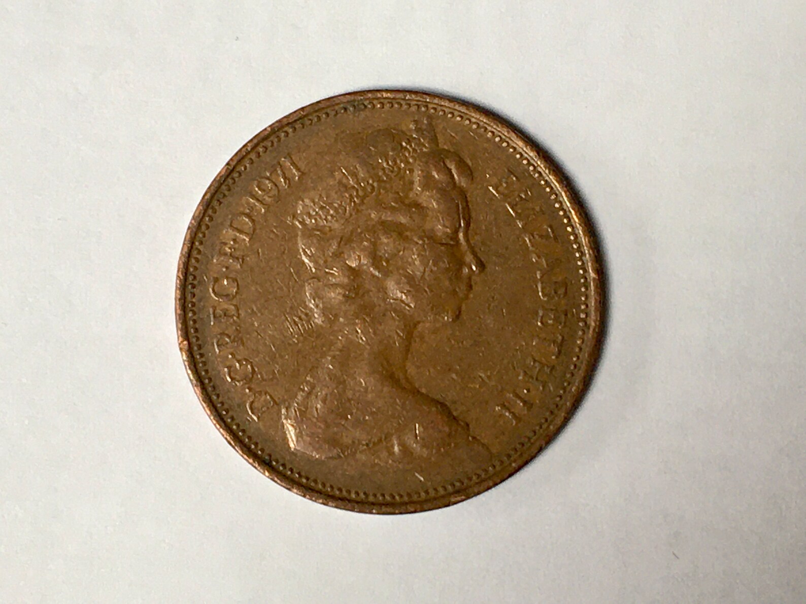 Rare Coin Two New Pence 1971 Two New Pence Coin 1971 Rare UK - Etsy