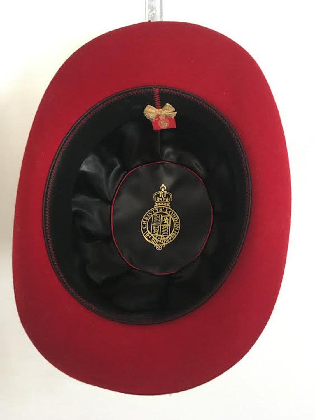 Christys Bowler Hat, Red Bowler Hat, Original Wool Bowler Hat, Vintage ...