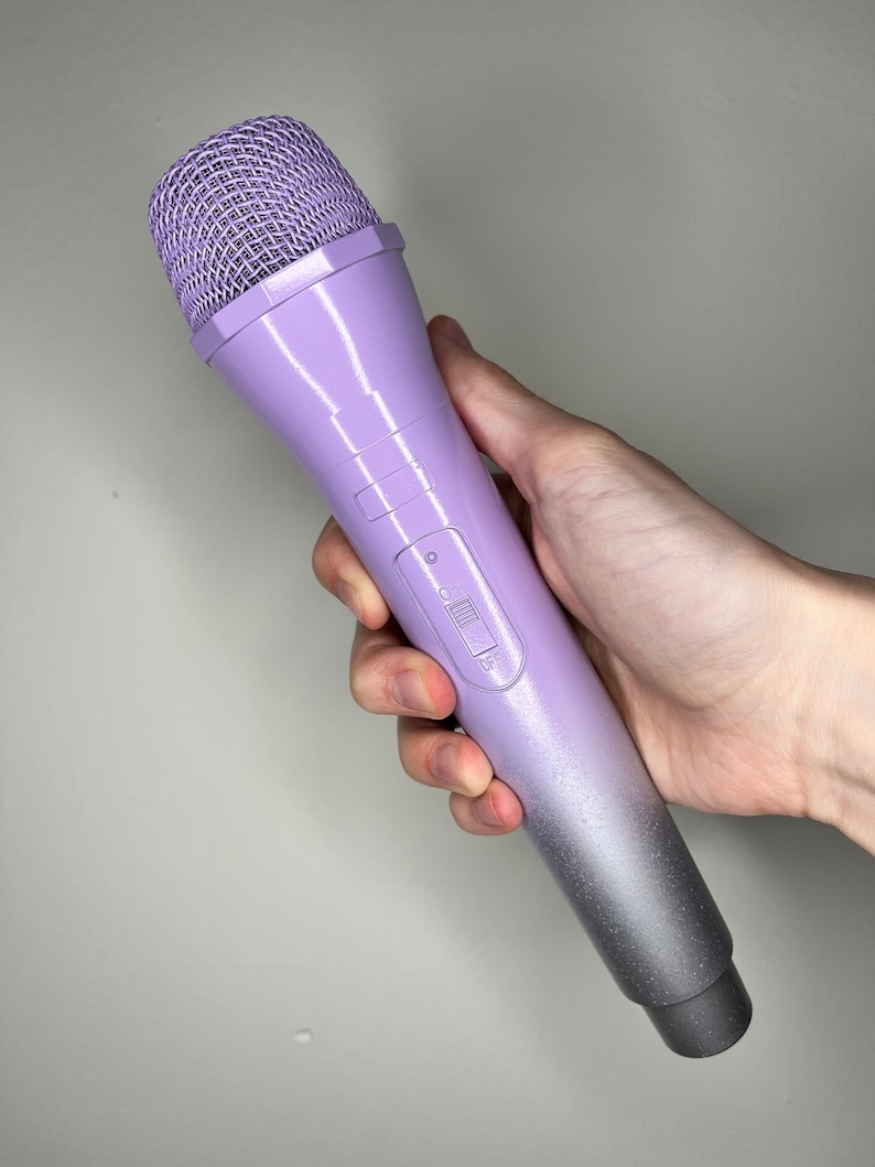 Ombre Gradient Prop Microphones - Concert/festival Tour Fake Mic ...