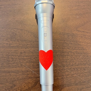 Red Heart Sabrina Professional Wireless Microphone for Karaoke and ...