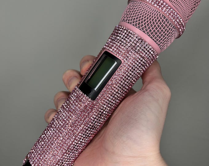 Professional Wireless Microphone System - Plain, Rhinestone Covered or ...