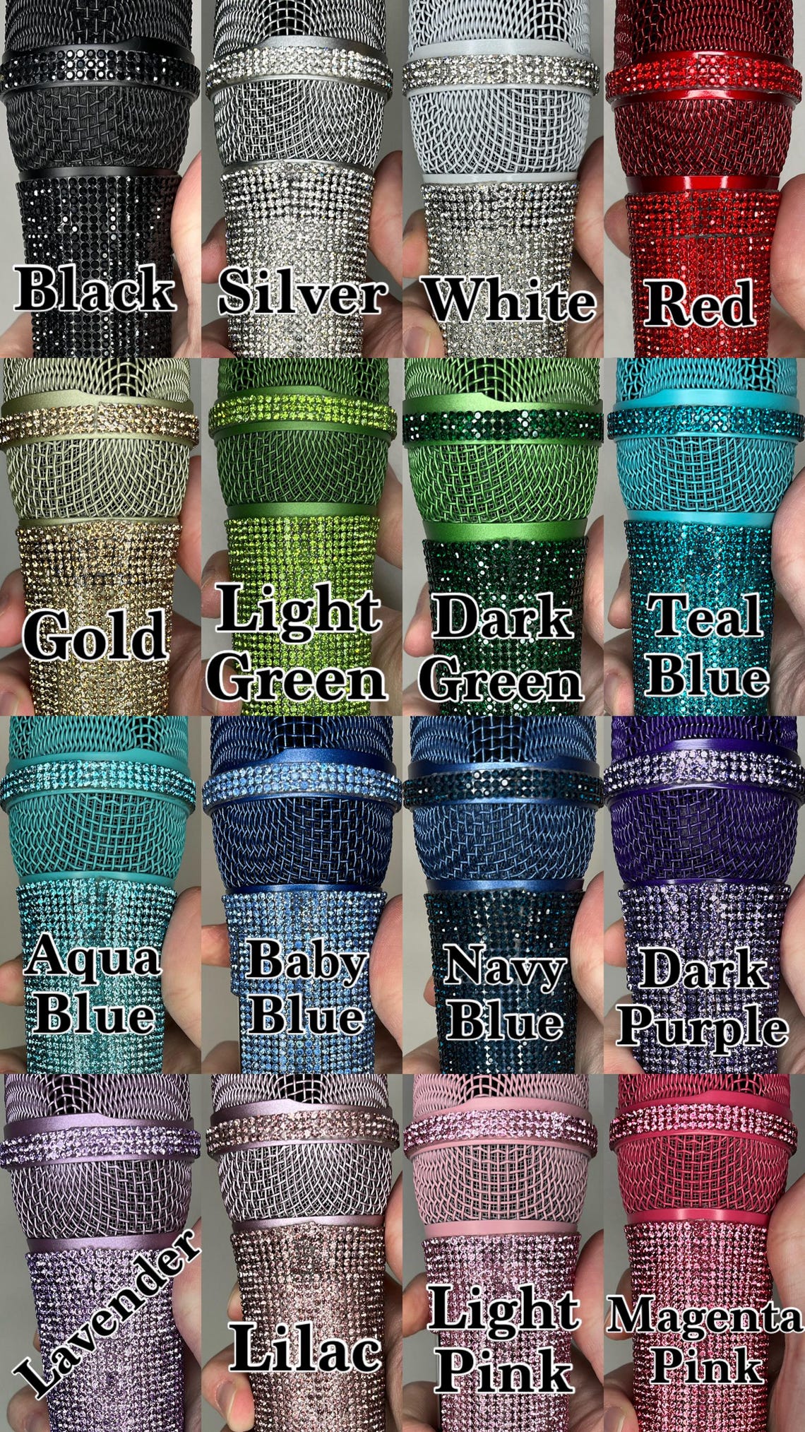Rhinestone Karaoke or Professional Wireless Microphone Professional ...