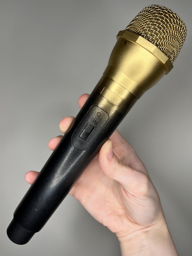 Eras Inspired Prop Fake Microphone - Concert Tour Costume Accessory ...