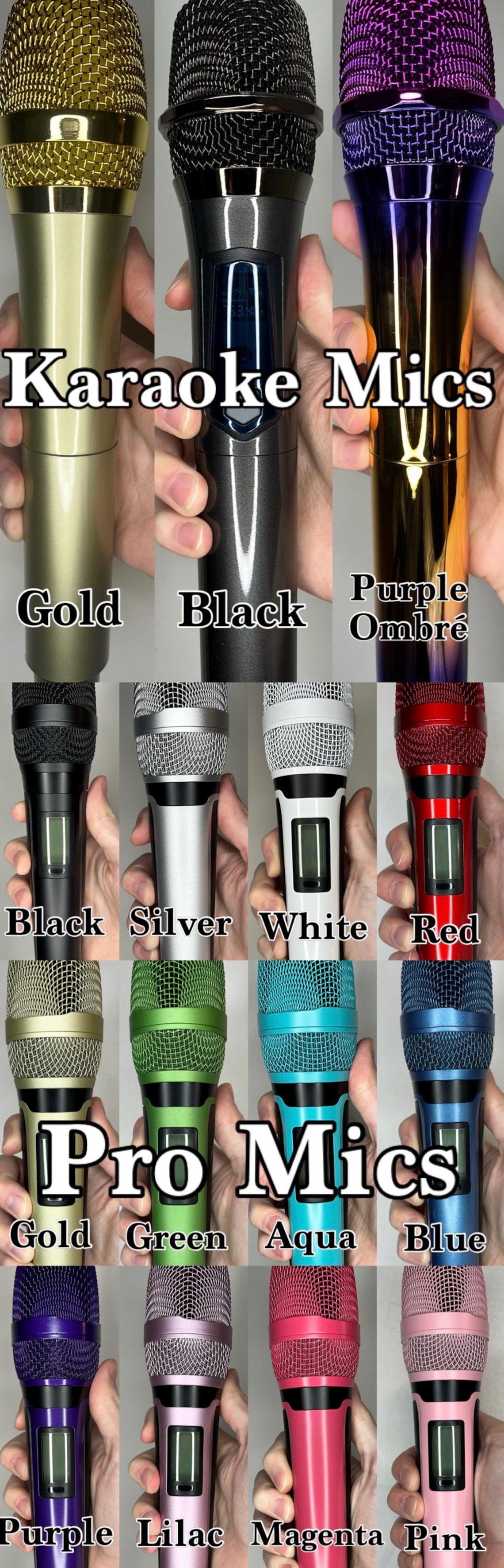 Rhinestone Karaoke or Professional Wireless Microphone Professional ...