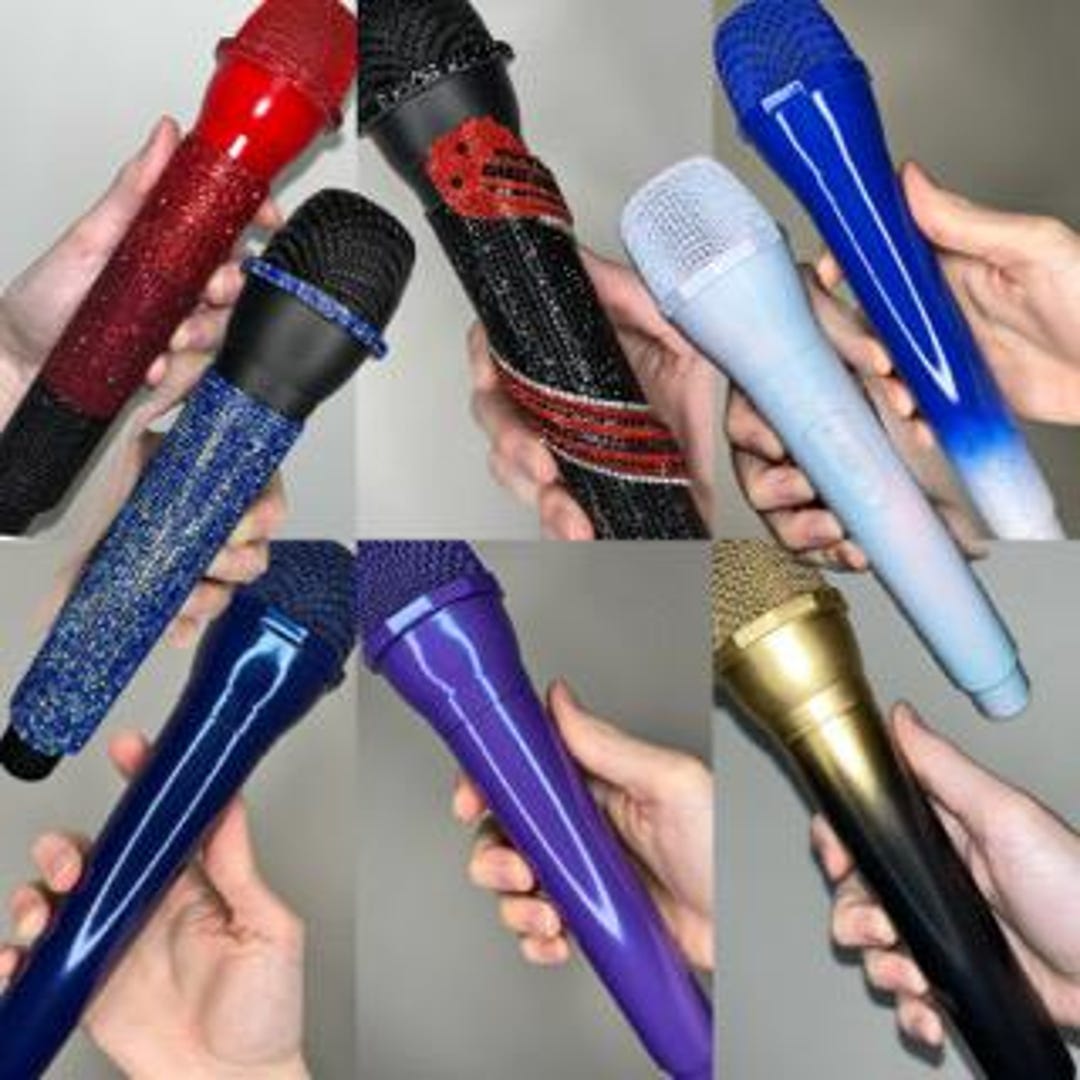 Eras Inspired Prop Fake Microphone - Concert Tour Costume Accessory ...