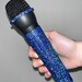 Iridescent Rhinestone Prop Microphones - Concert AB Holo Sparkle Fake ...