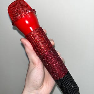 Red Ombre Professional Wireless Microphone for Karaoke and Performances ...