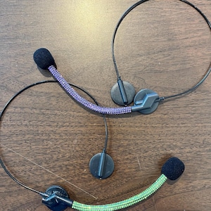 Popstar Headset Mic Prop - Sparkly Costume Fake Head Microphone ...