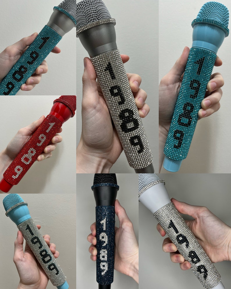 1989 Inspired Eras Tour Prop Fake Microphone - Taylor Concert Costume ...