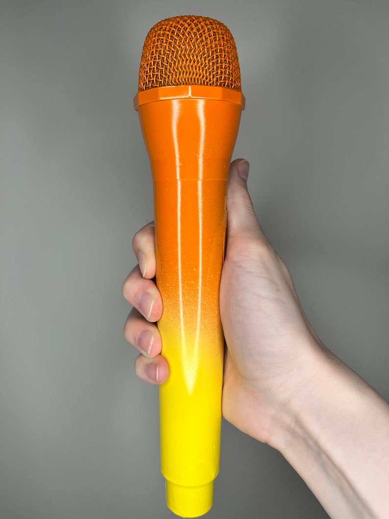 Ombre Gradient Prop Microphones - Concert/festival Tour Fake Mic ...
