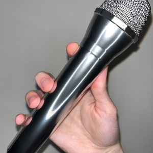 Metallic Shiny Prop Microphones - Concert/festival Sparkly Fake Mic ...